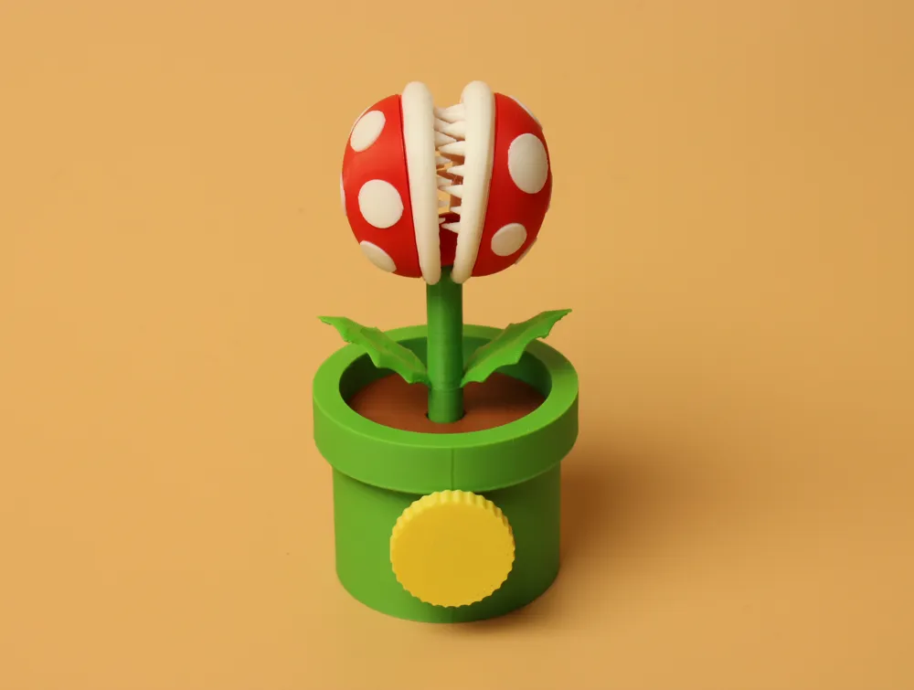 Mario Piranha Plant - Free 3D Print Model - MakerWorld