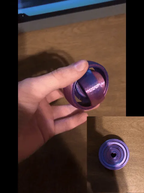 Heart Gyro fidget - Free 3D Print Model - MakerWorld