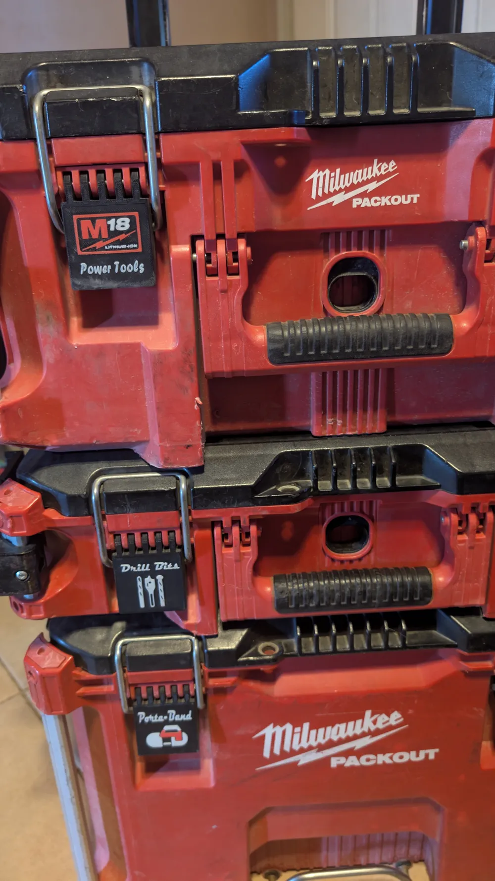 Milwaukee Packout Latch M18 Power Tool (Large Box) - Free 3D Print ...