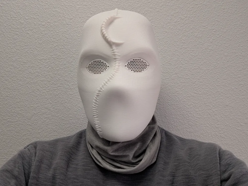 MR Knight Moon Knight Helmet Inspired - Free 3D Print Model - MakerWorld