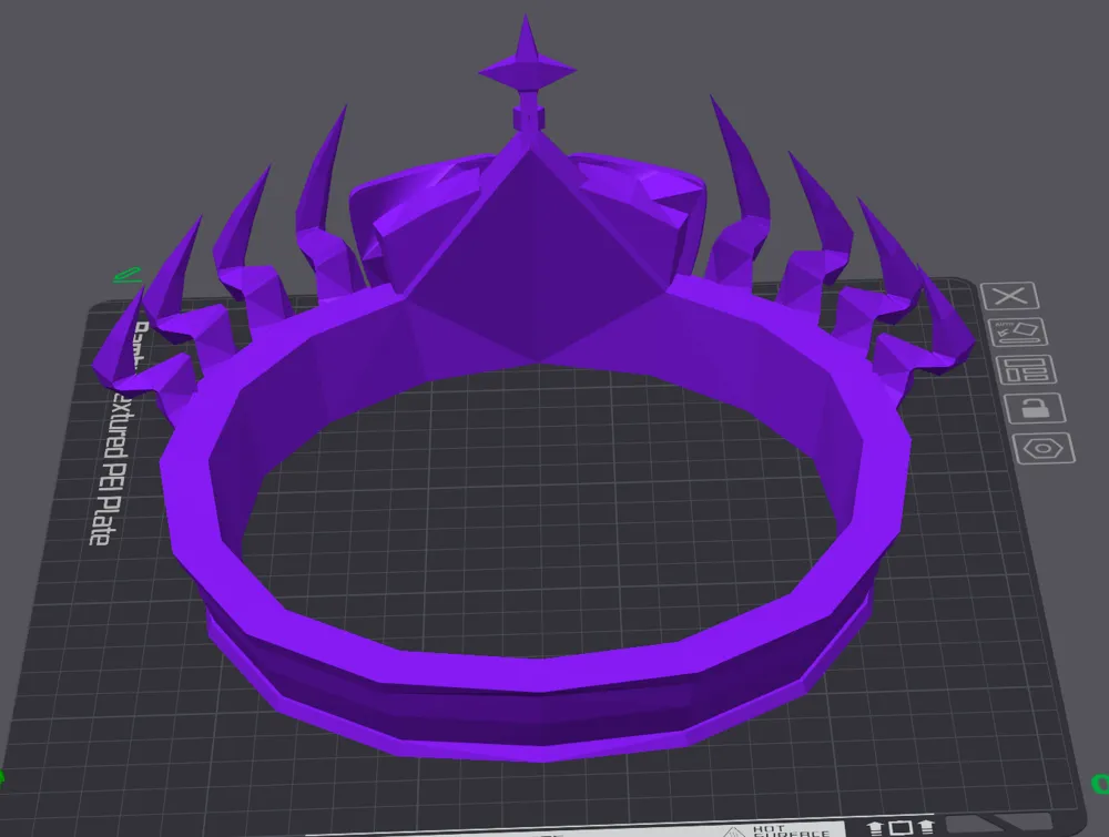 Noli's Void Crown - Free 3D Print Model - MakerWorld