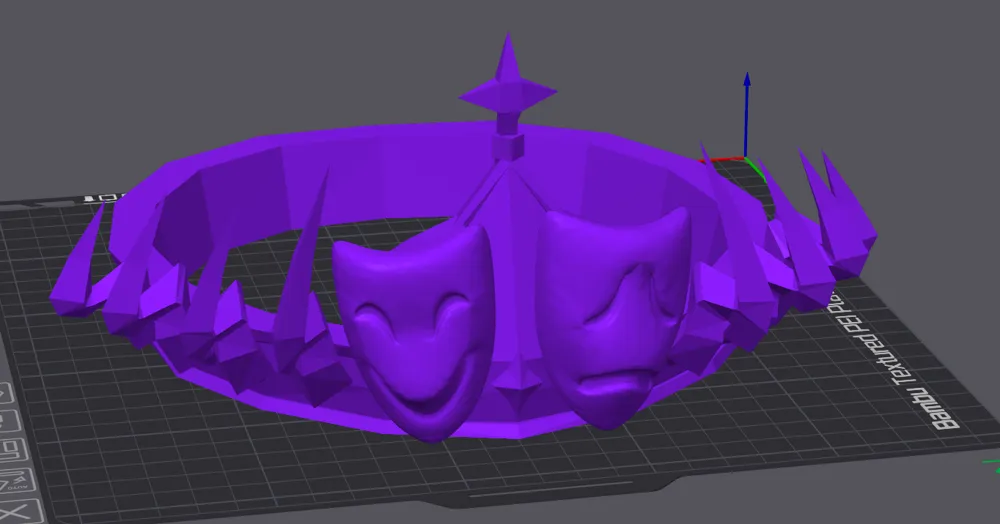 Noli's Void Crown - Free 3D Print Model - MakerWorld