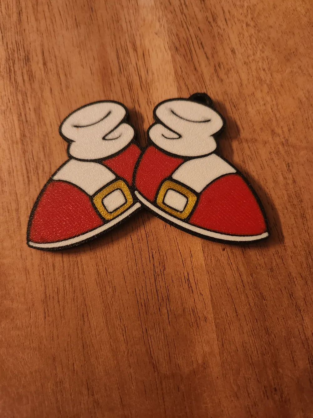 Sonic shoes keychain by Cayouche - MakerWorld