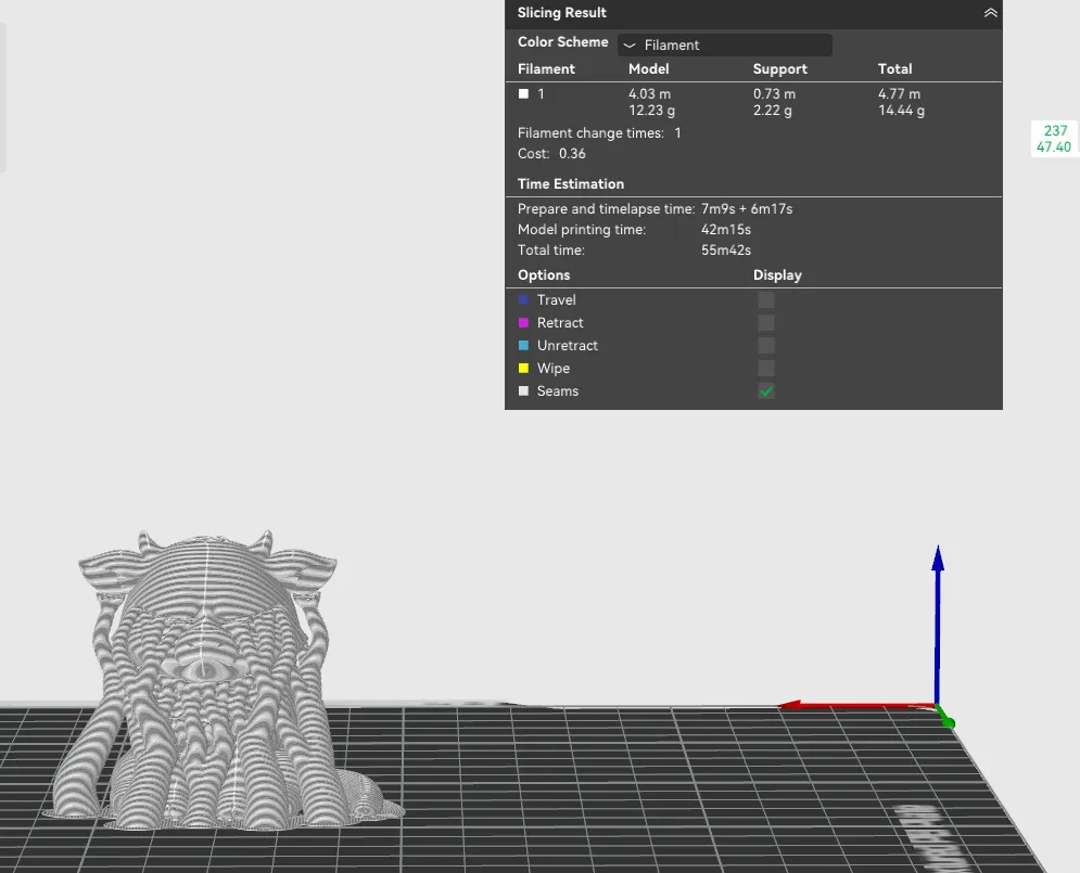 Grumpy Cow – Easy Single-Color Desk Figurine - Free 3D Print Model ...
