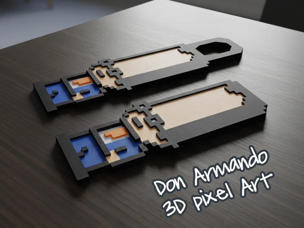 Don Armando Pixel Art Front | Ugly Betty by Josean3GD MakerWorld ...