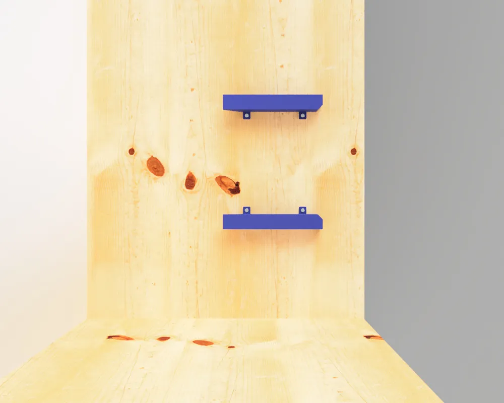 Plate Holder Wall Mount (3, 4 & 5 Plates) with Drilling Template! by ...
