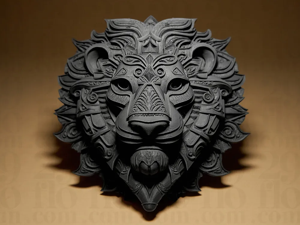 LION Relief - Free 3D Print Model - MakerWorld