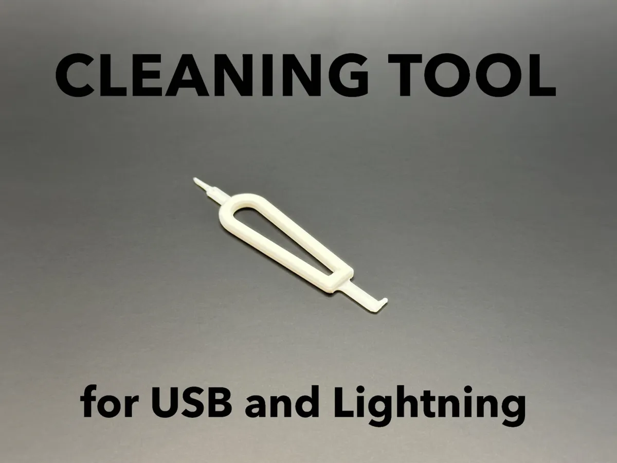 Phone Port Cleaning Tool - Free 3D Print Model - MakerWorld