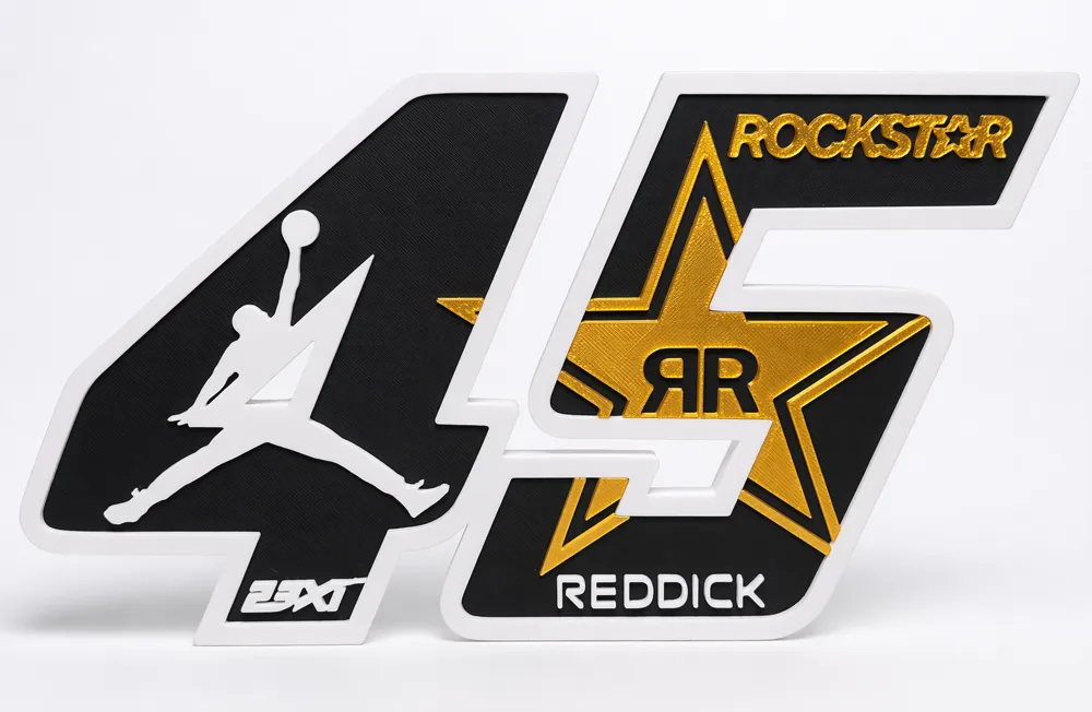 Tyler Reddick Rockstar Energy Drink 45 NASCAR - Free 3D Print Model ...