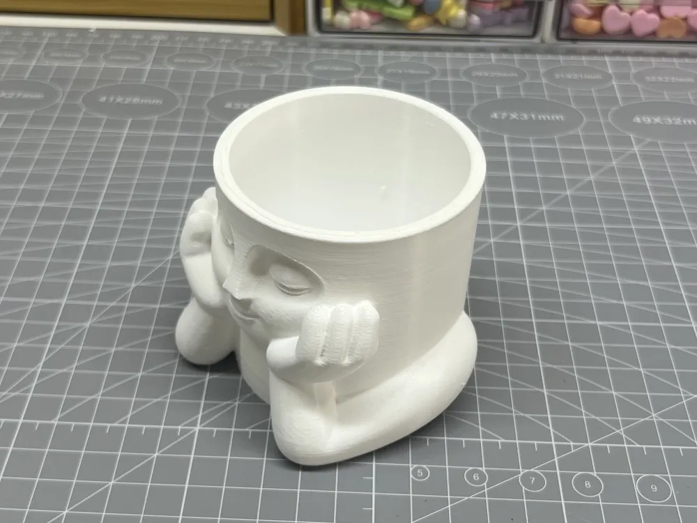 表情包花盆 | 收纳笔筒 - 免费 3D 打印模型 - MakerWorld