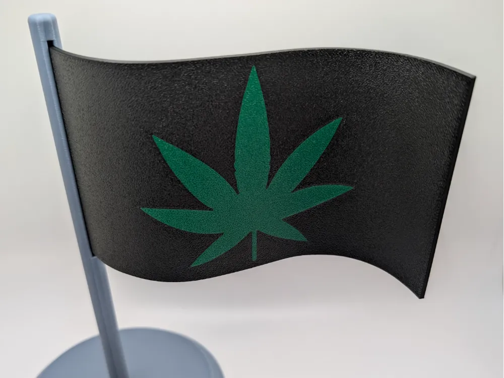 Weed Flag / Plate by sage117 - MakerWorld
