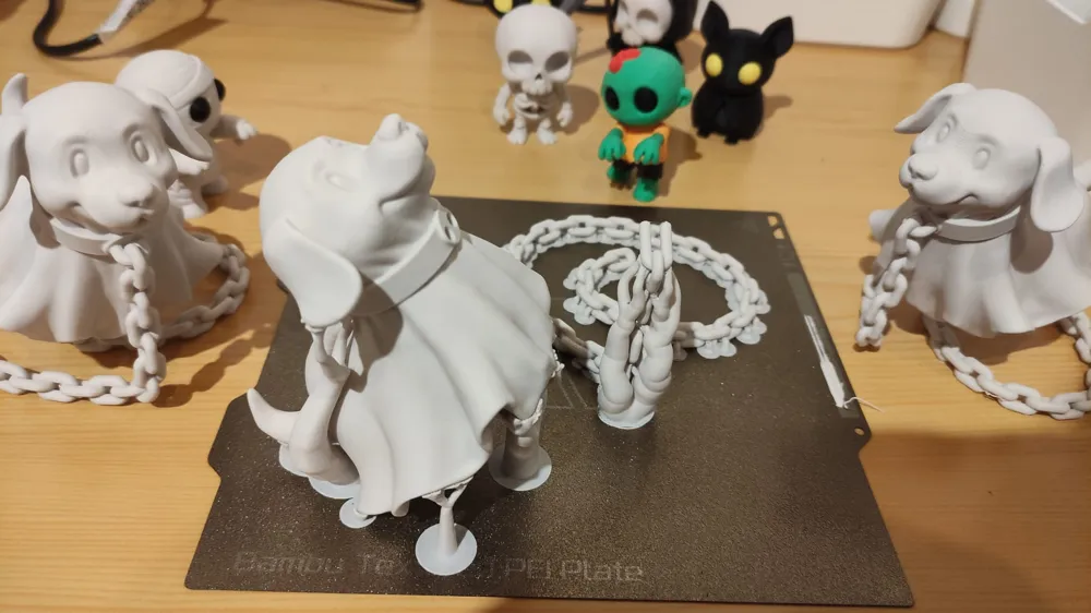 Floating Ghost Dog Illusion [V2 No Glue!] by venderer MakerWorld ...