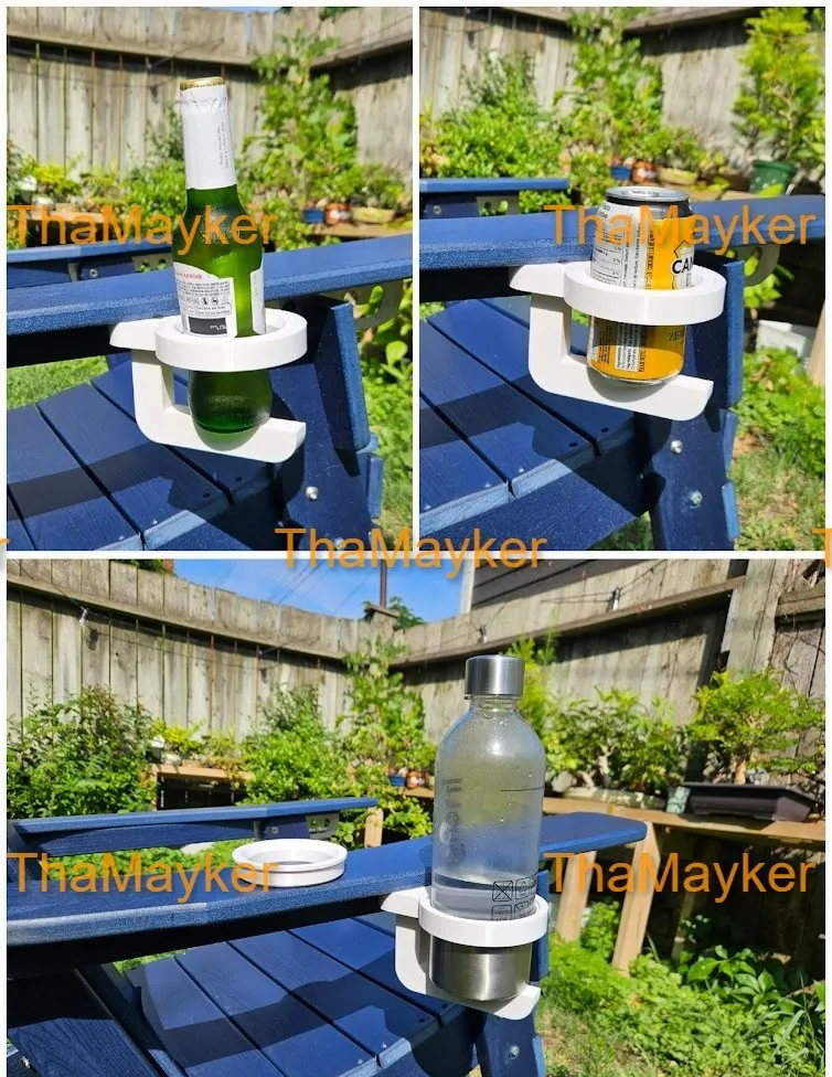 Adirondack Chair Drink Holder - Free 3D Print Model - MakerWorld