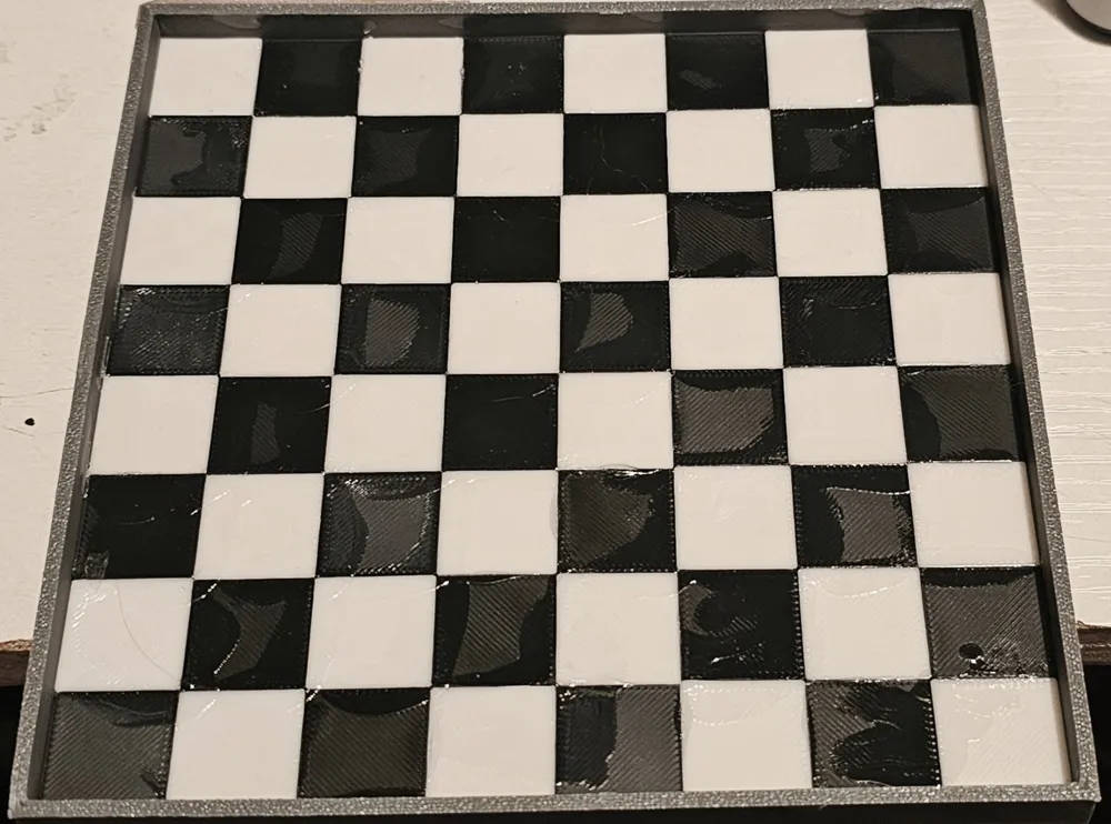 Minimalist 3D Printed Chess Board (No AMS Needed) by JAKEX MakerWorld ...