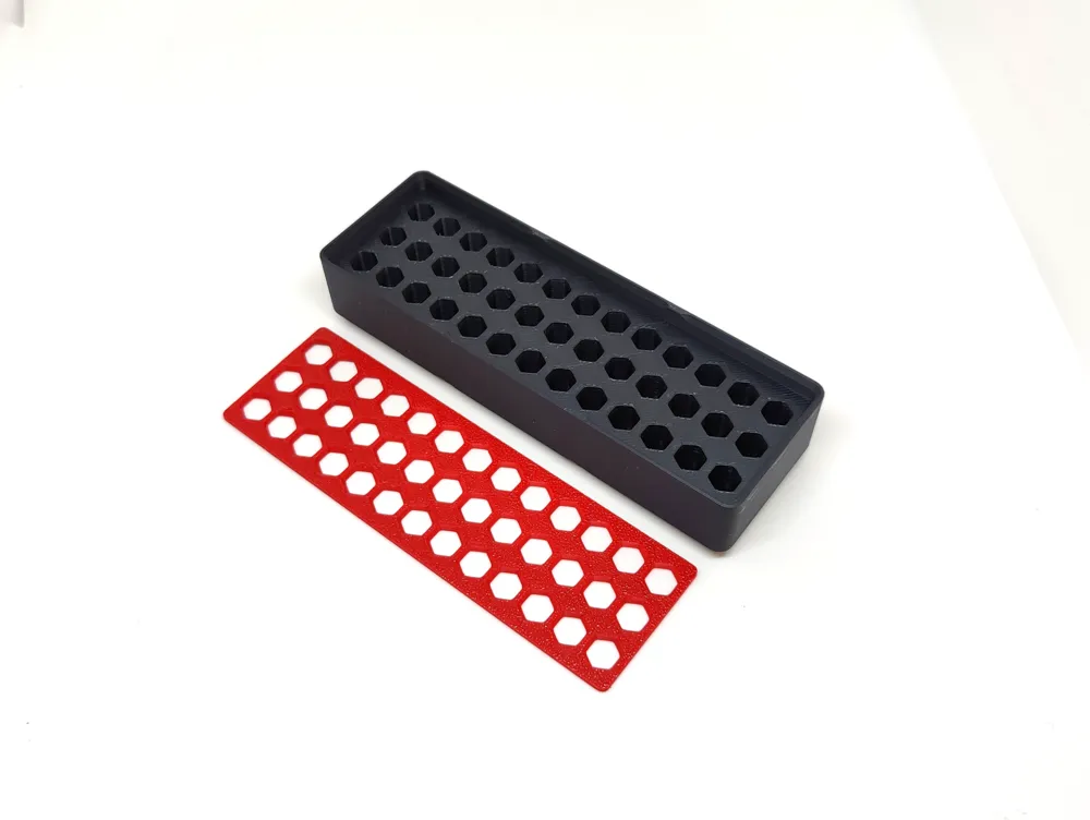 Hex Bit Holder for 39x bits Gridfinity 1x3x3u by Ravnoposeven - MakerWorld