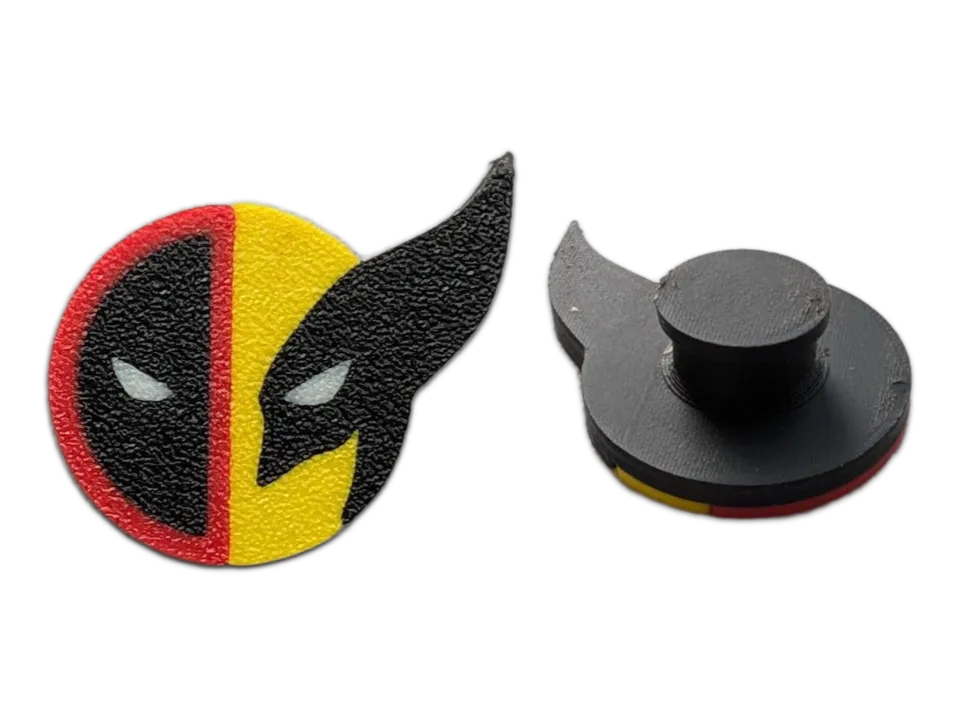 Deadpool Wolverine Croc Charm by Austin314 - MakerWorld