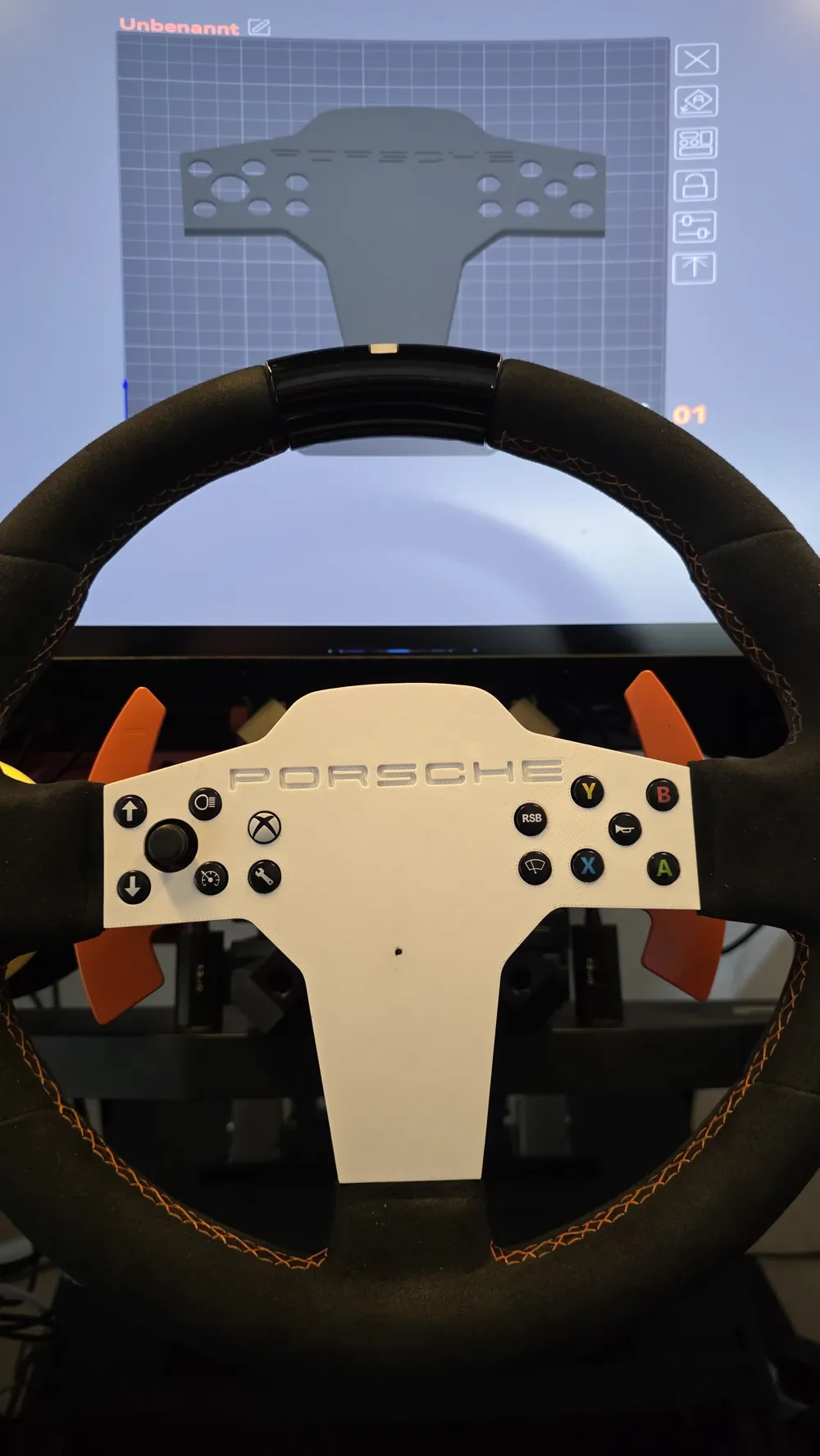 Fanatec CSL Elite WRC/BMW/P1 V2 Wheel Rim Covers - Free 3D Print Model ...
