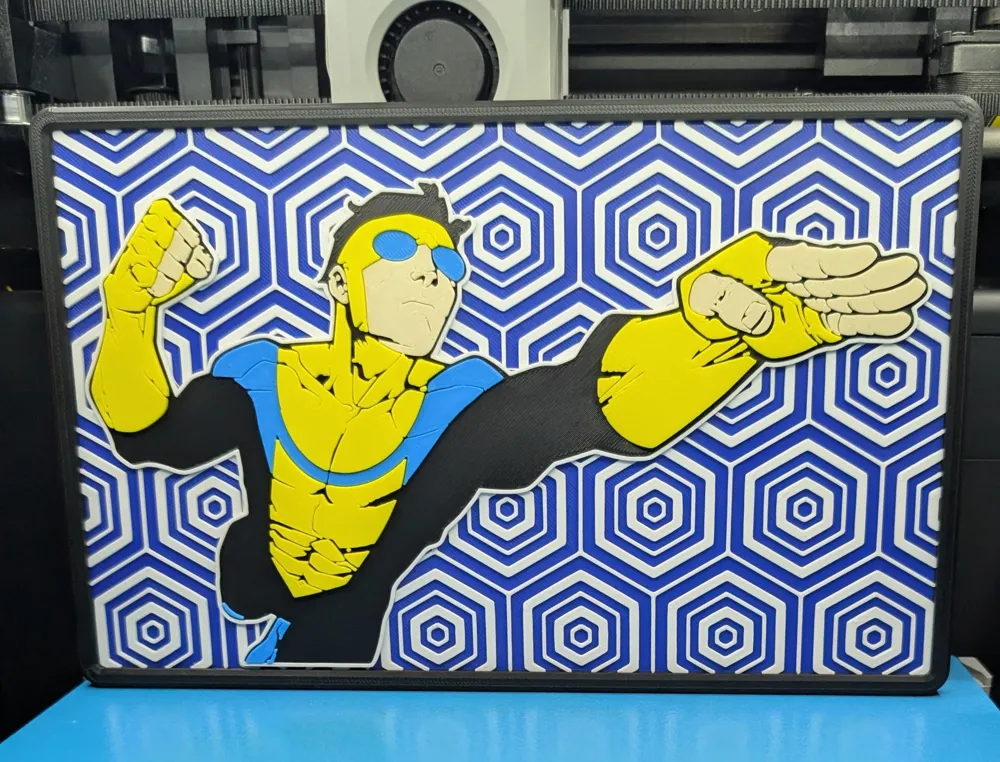 Invincible Mosaic Wall Art with Hanger by MFDesigns3D MakerWorld ...