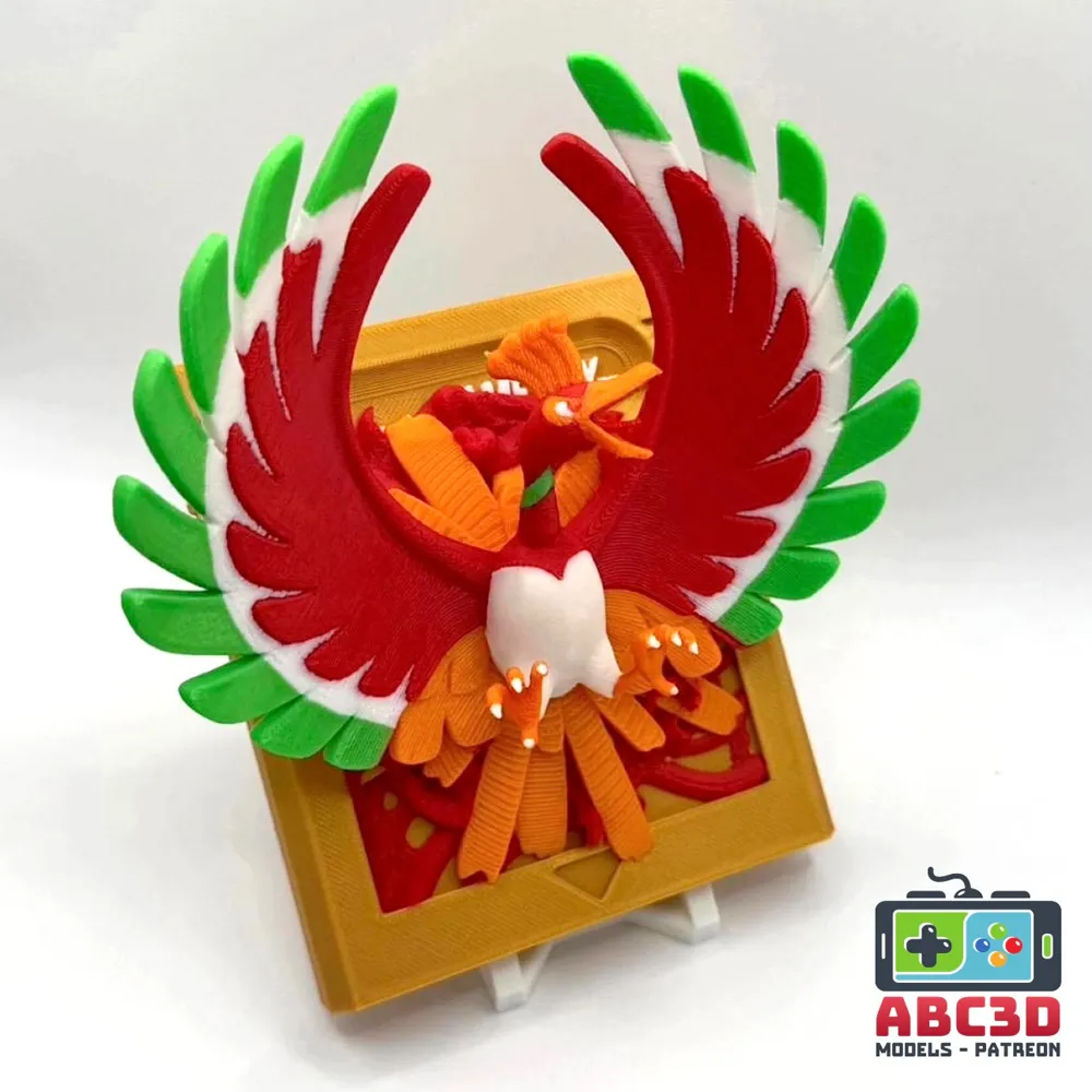 凤王口袋妖怪金版Game Boy任天堂卡带 来自 ABC3D - MakerWorld