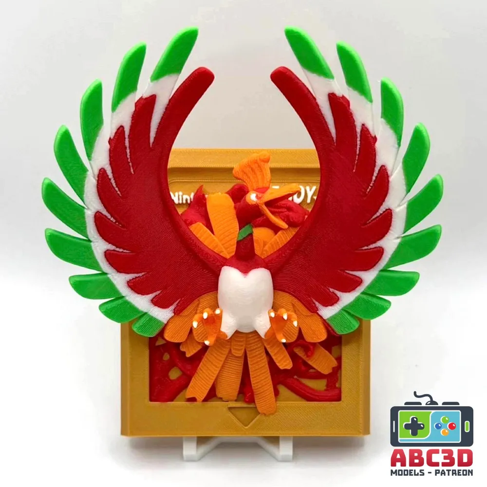 凤王口袋妖怪金版Game Boy任天堂卡带 来自 ABC3D - MakerWorld