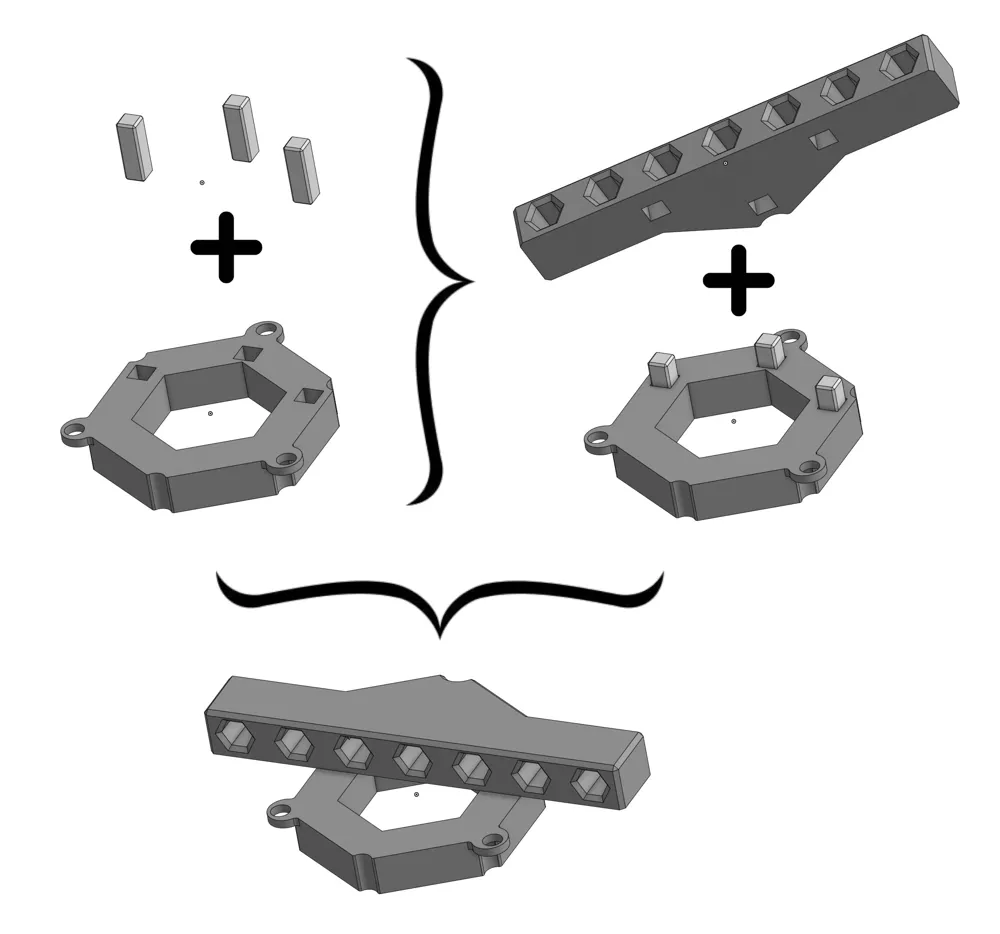 L-Boxx - Suporte para 7 bits - Modelo gratuito para impressão 3D ...
