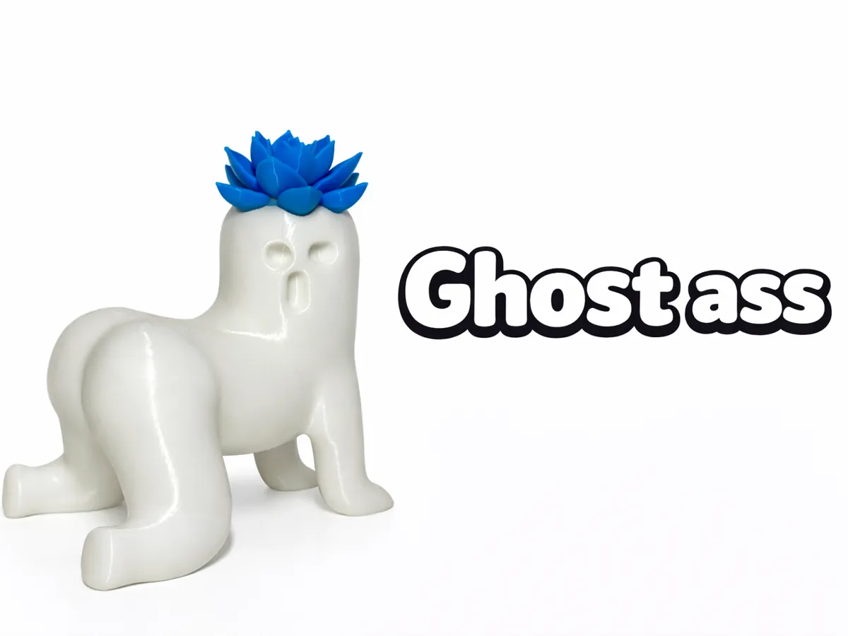 Ghost figure with thicc Ass - Free 3D Print Model - MakerWorld