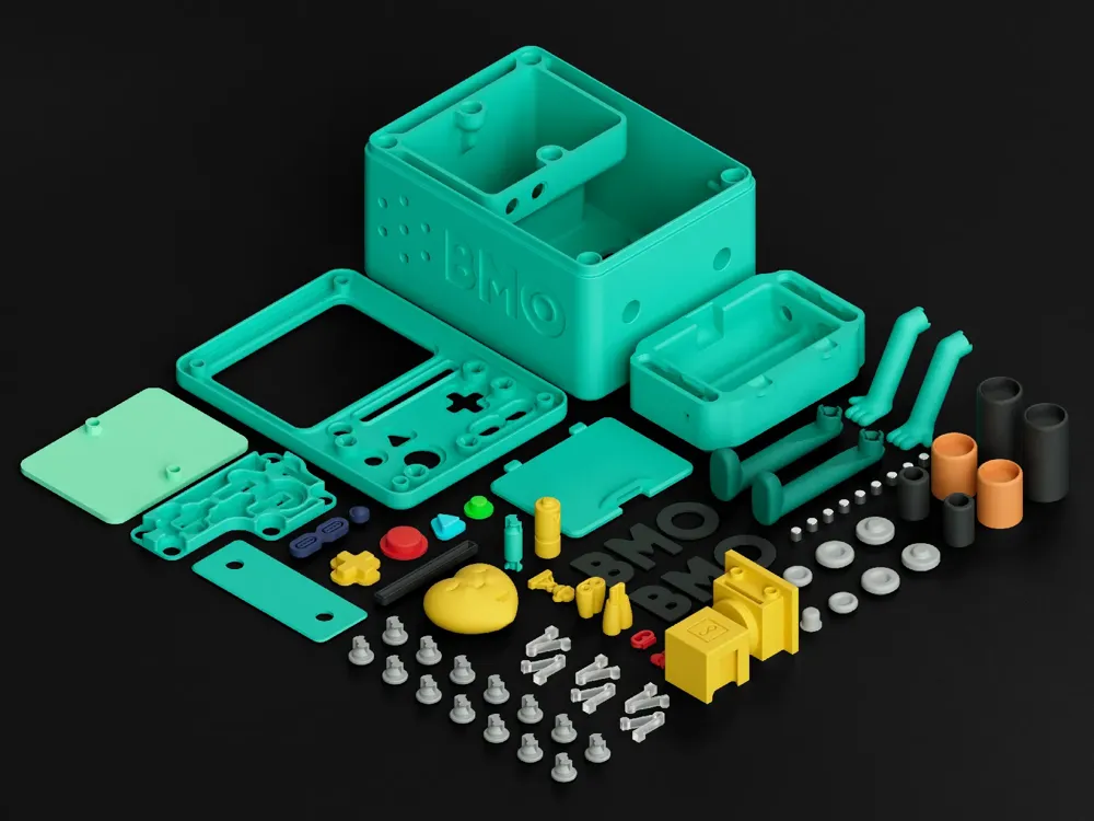 Adventure Time BMO - Internals and Swappable Faces