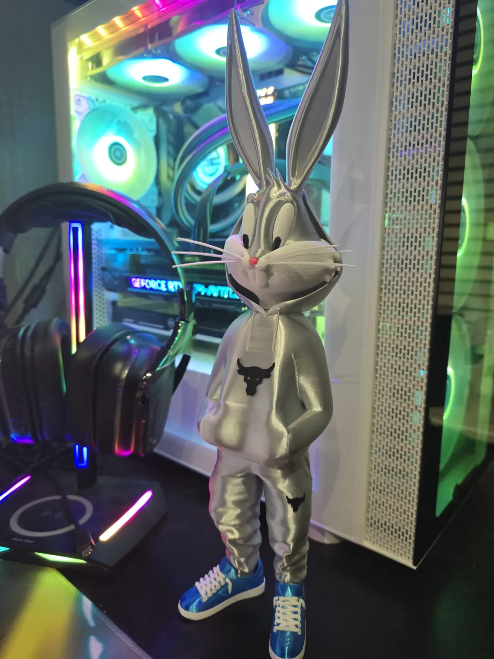 Separate Urban Bugs Bunny Project Rock logo by Wozzy3dHub MakerWorld ...