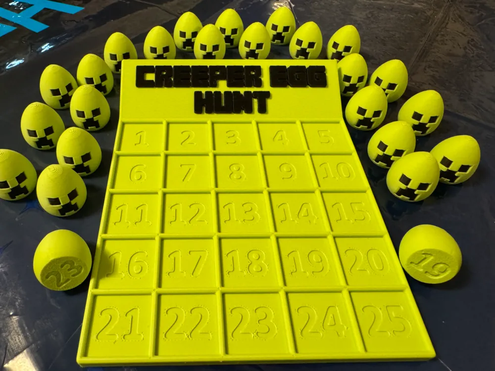 Minecraft Creeper Easter Egg Hunt – Creeggs by Paulies Prints MakerWorld: Download Free 3D Models