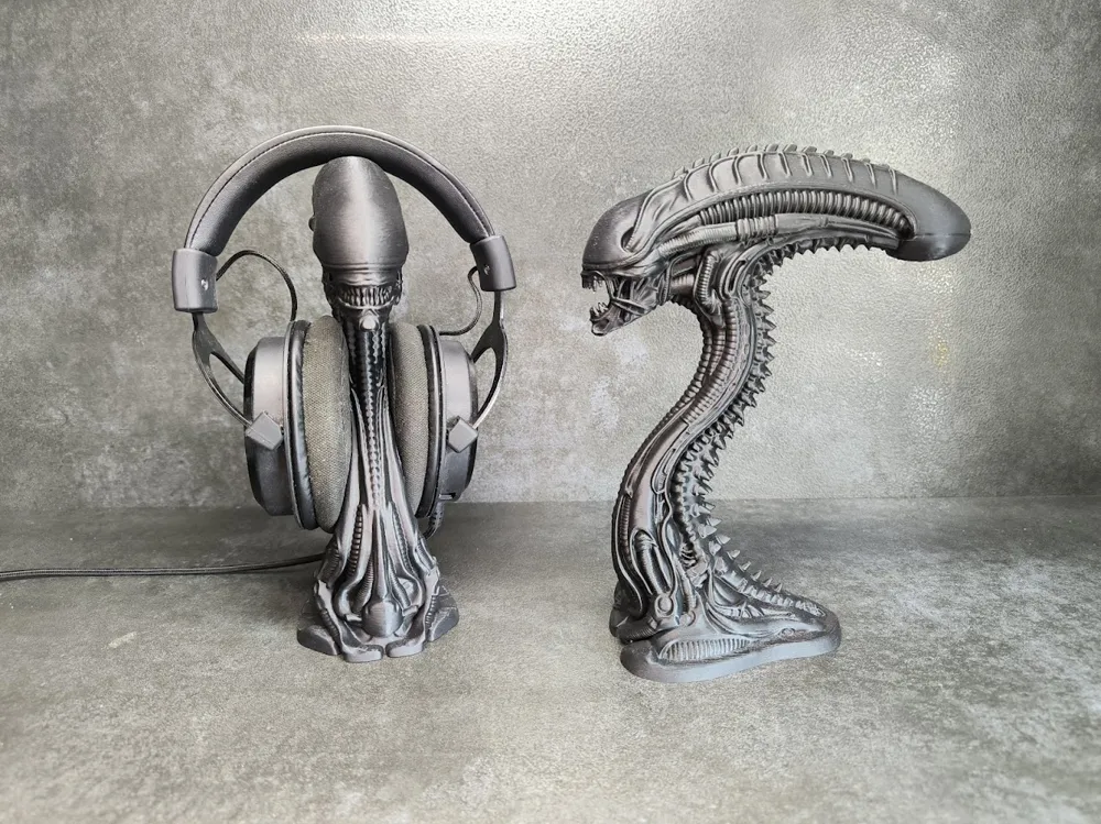 Alien Headphone Stand - Free 3D Print Model - MakerWorld