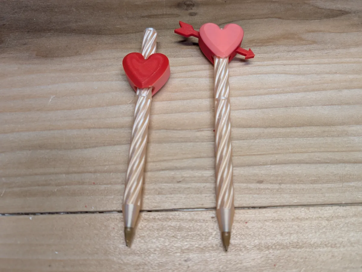 Valentine Fidget Pen Set - Free 3D Print Model - MakerWorld
