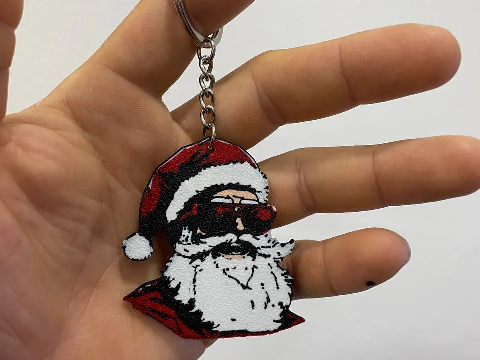 Santa Claus Keychain by kriativu 3D - MakerWorld