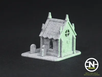 Spooky Mausoleum Kit Card by Nakozen - MakerWorld
