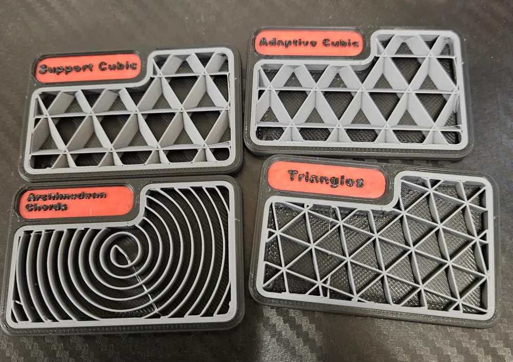 Bambu Lab Infill Swatches/Display by p666buc - MakerWorld