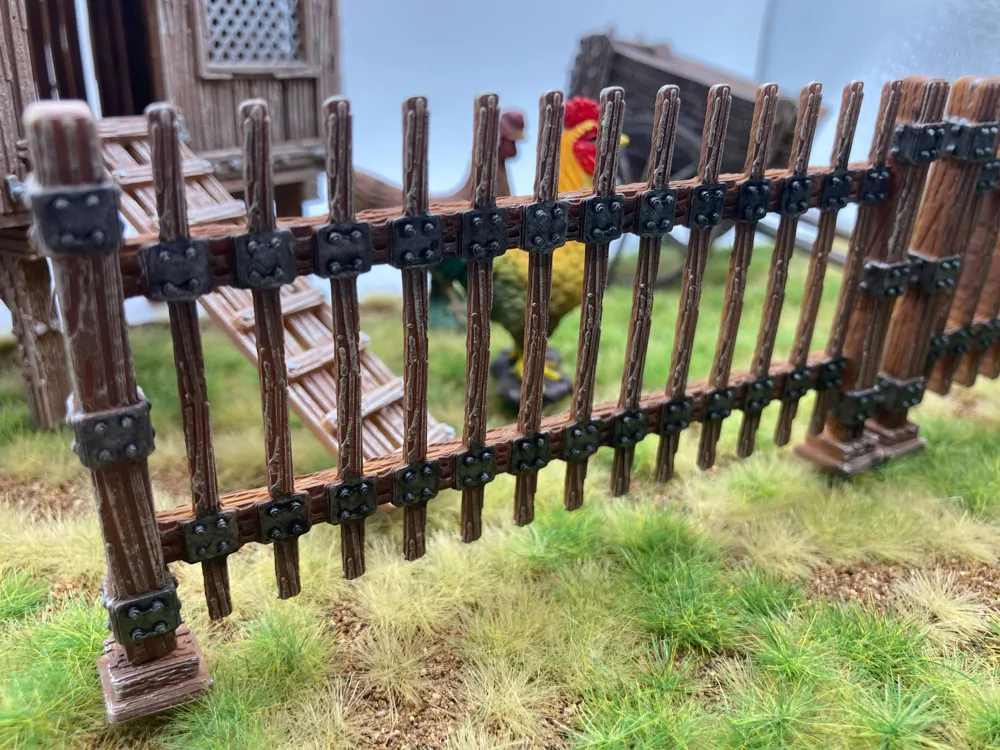 High Wooden Fence by Nasik MakerWorld: Download Free 3D Models