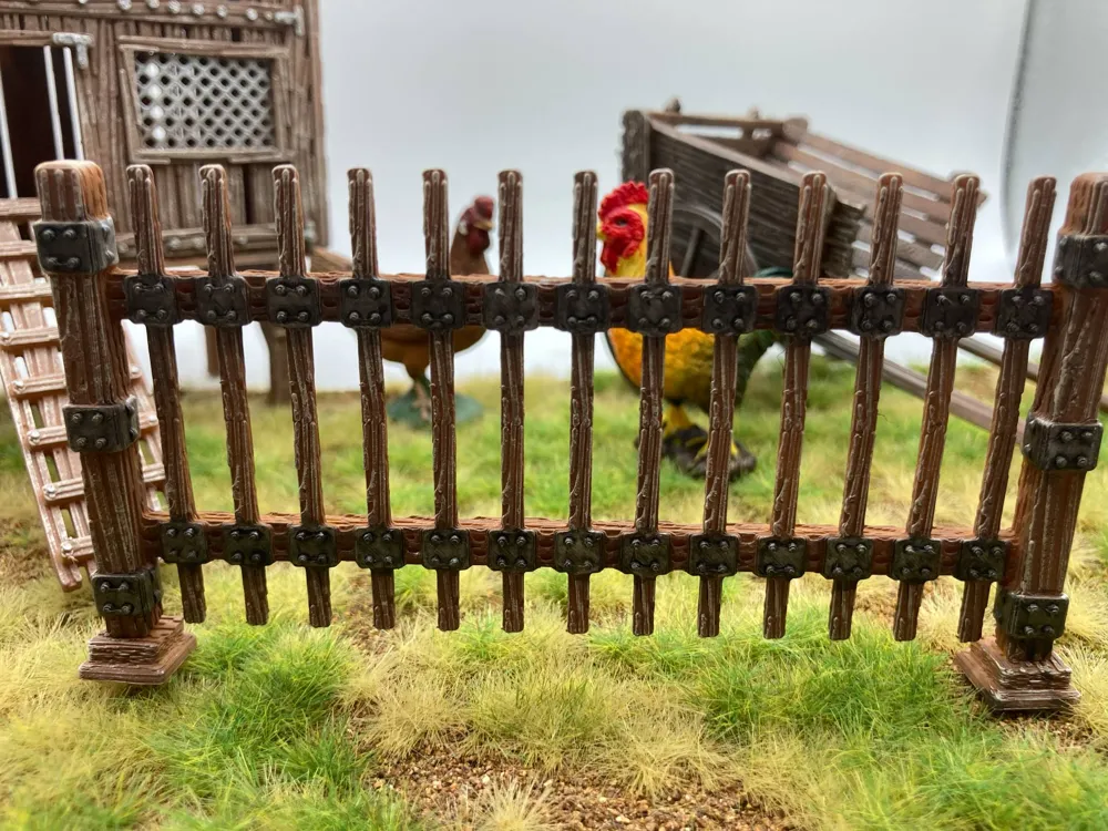 High Wooden Fence by Nasik MakerWorld: Download Free 3D Models