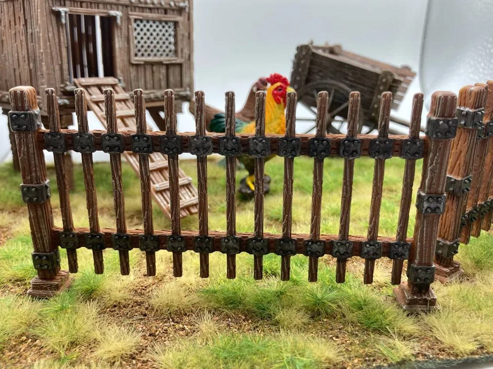 High Wooden Fence by Nasik MakerWorld: Download Free 3D Models