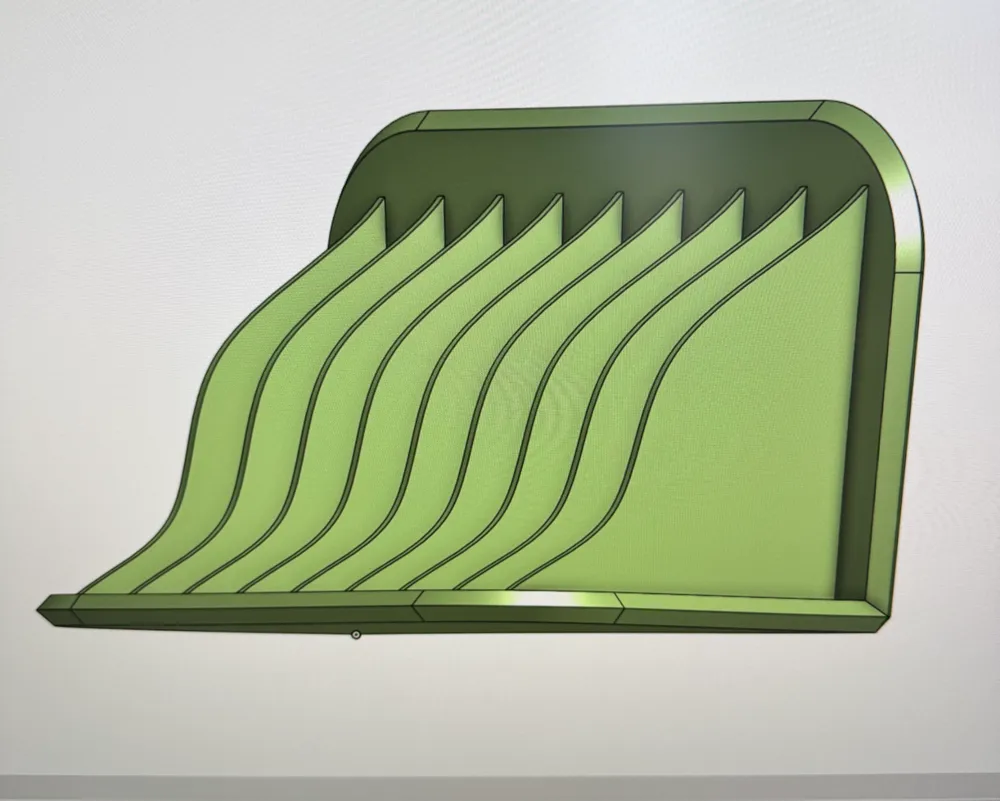 Ribbed Folder holder/Mail slot / office Organizer by iam_8675309 ...