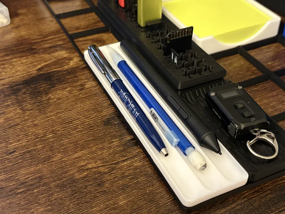 Gridfinity Pen/Pencil Tray - Free 3D Print Model - MakerWorld