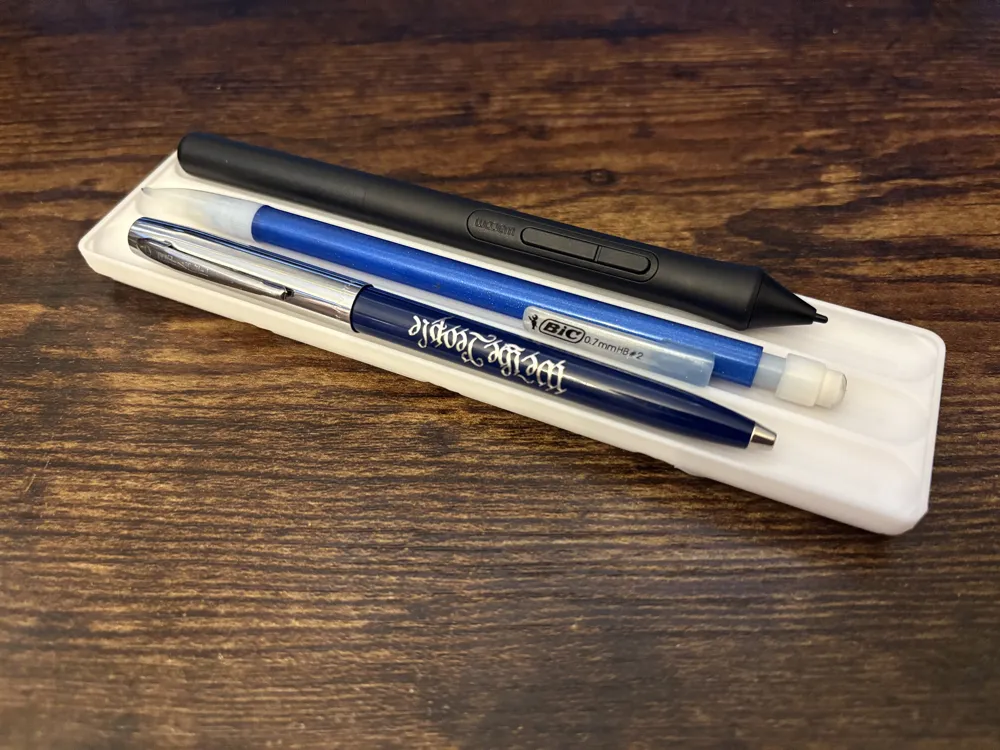 Gridfinity Pen/Pencil Tray - Free 3D Print Model - MakerWorld