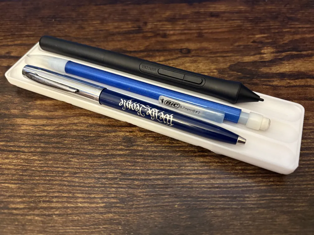 Vassoio per penne/matite Gridfinity - Free 3D Print Model - MakerWorld