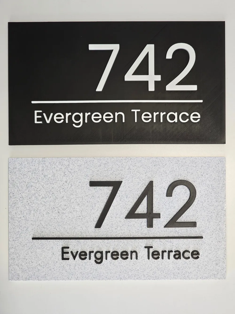House / Office Number Plate Generator by Surrey Homeware MakerWorld ...