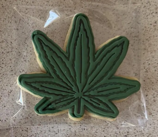 Dope Marijuana Cannabis Leaf Cookie Cutter & Stamp - Free 3D Print ...