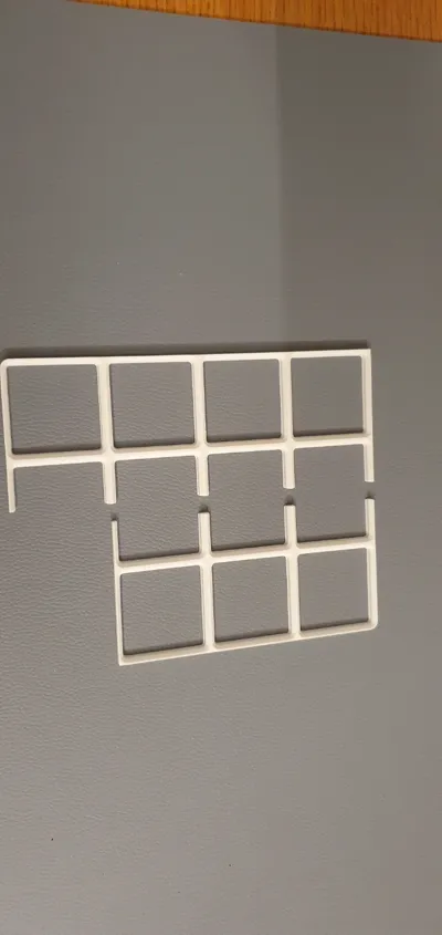 Gridfinity Simple Base, half grid - all sizes - Free 3D Print Model ...