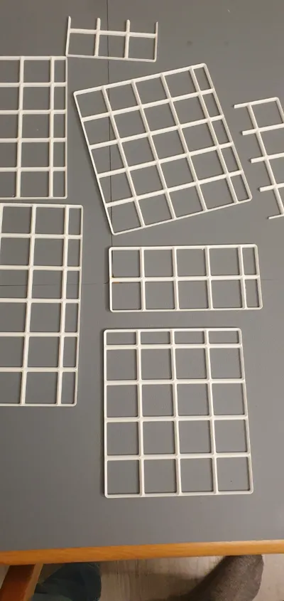 Gridfinity Simple Base, half grid - all sizes by Schmidsfeld MakerWorld: Download Free 3D Models