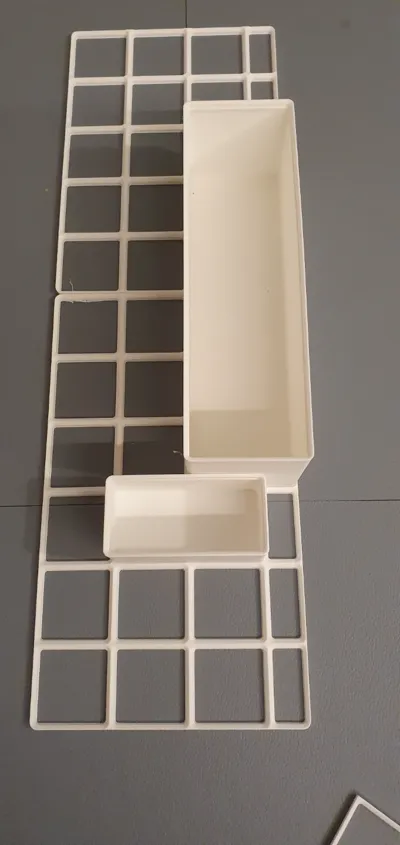 Gridfinity Simple Base, half grid - all sizes by Schmidsfeld MakerWorld: Download Free 3D Models