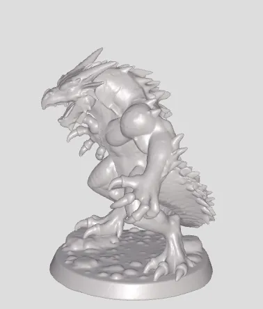 Draconic Warrior by knee97 MakerWorld: Download Free 3D Models