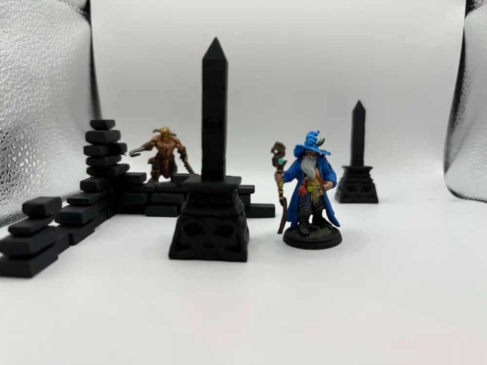Skull pillar / Pylon - DND Scatter terrain by everythingDND - MakerWorld
