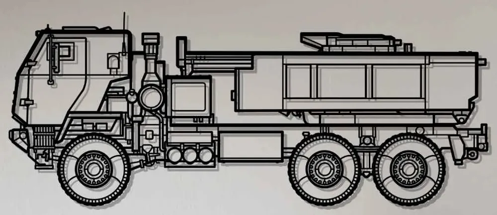M142 HIMARS silhouette by ATTV85 - MakerWorld