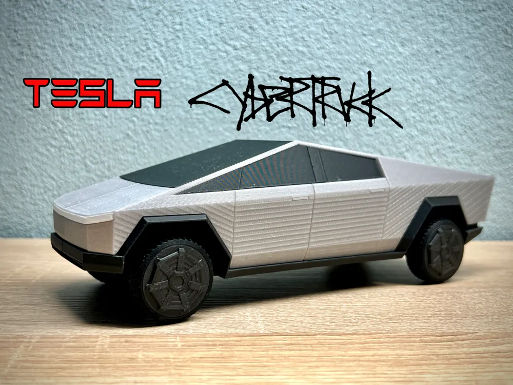 TESLA Cybertruck by LemonArts MakerWorld: Download Free 3D Models